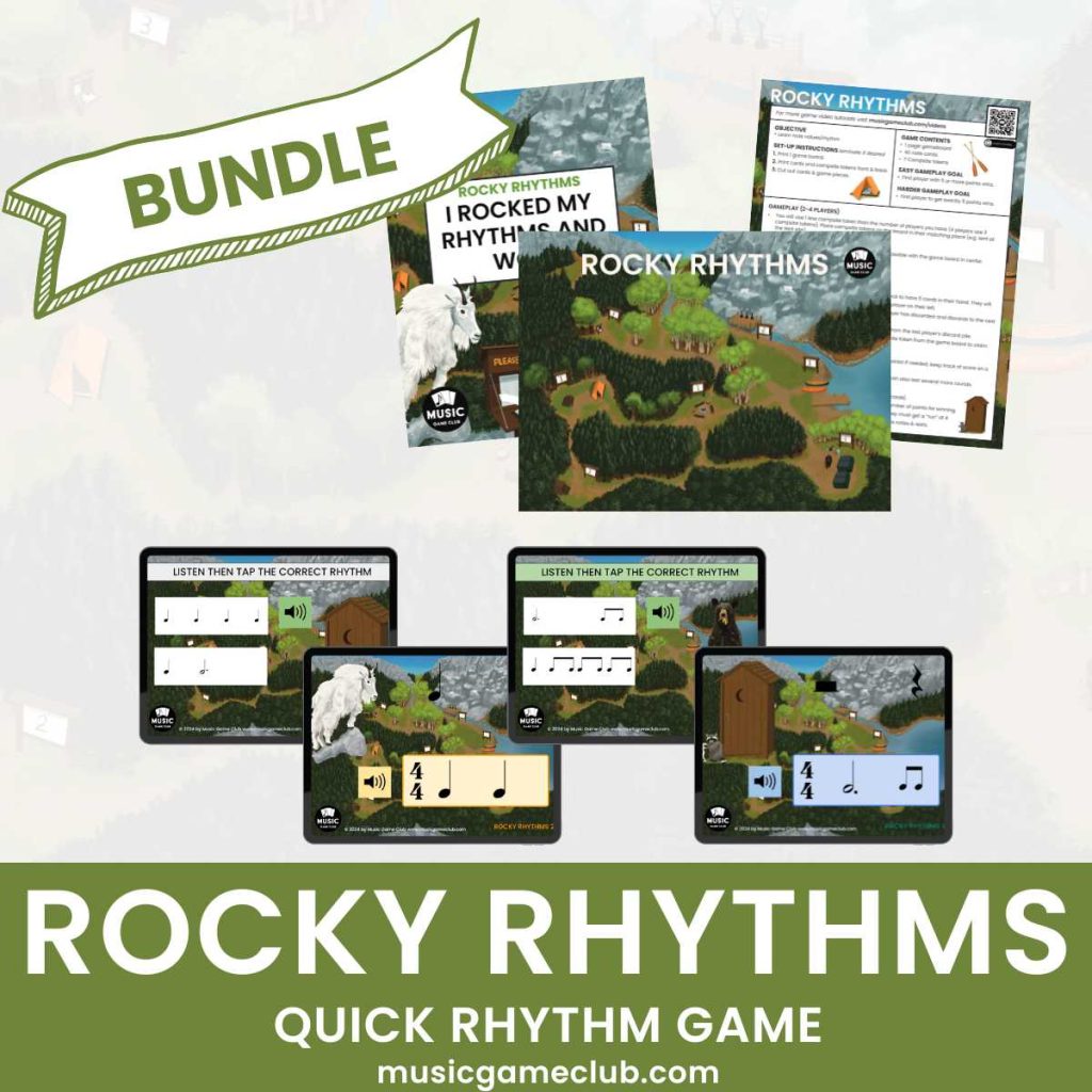 Rocky Rhythms: Rhythm Reading Game – Printable + Boom™ Cards Bundle ...